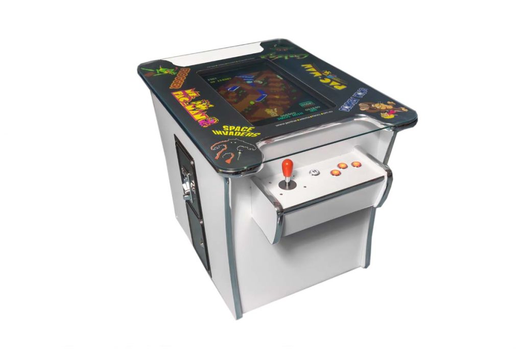 2 Player White Arcade Machine (60 Games) – Perth Arcade Machines