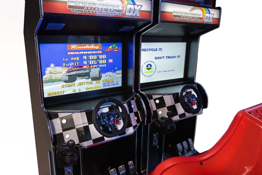 Sit Down Car Racing Simulator (150 Games) – Perth Arcade Machines