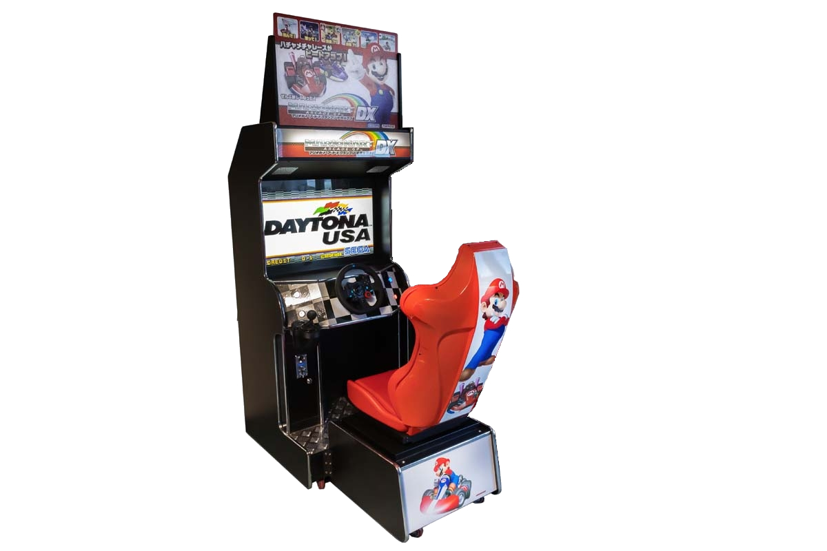 Daytona Sit Down Car Racing Simulator (150 Games) – Perth Arcade Machines